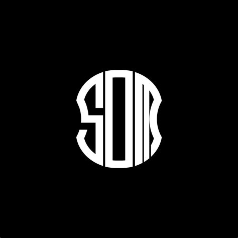 Sdm Letter Logo Abstract Creative Design Sdm Unique Design 14266382