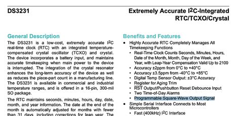 Rtc Ds3231 Millisecond Resolution Page 2 Sensors Arduino Forum