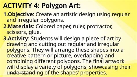 Draw And Describe Regular And Irregular Polygons With 5 6 8 Or 10 Sides Based On