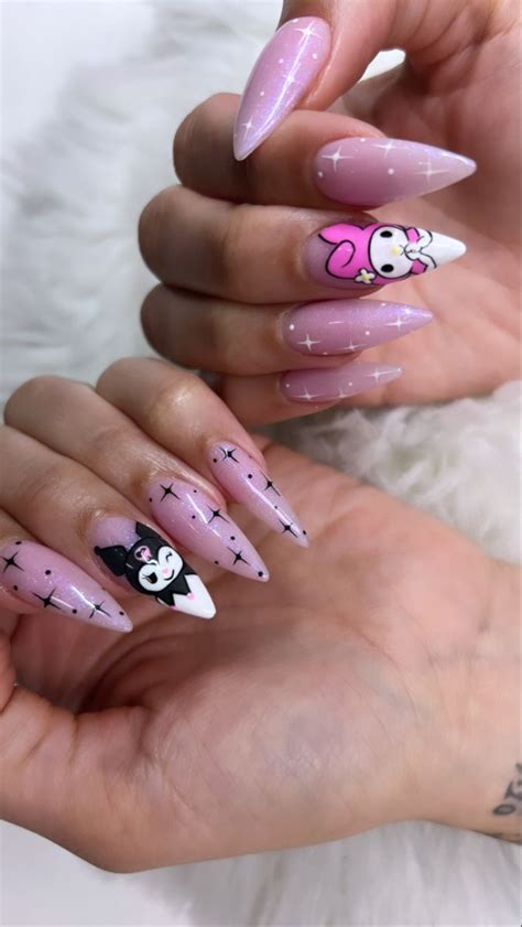 Sanrio Nails Gel Nails Stylish Nails Hello Nails