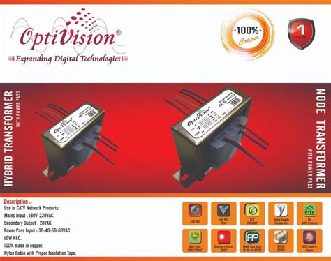 V Standard Optical Node Tranformer For Cable Tv At Rs Piece In New Delhi