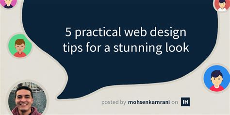 5 practical web design tips for a stunning look