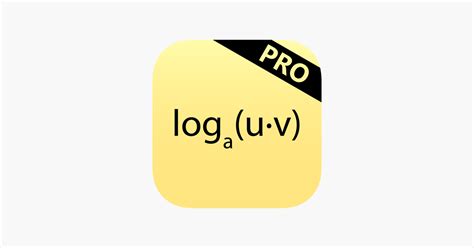 ‎logarithmic Identities Pro On The App Store