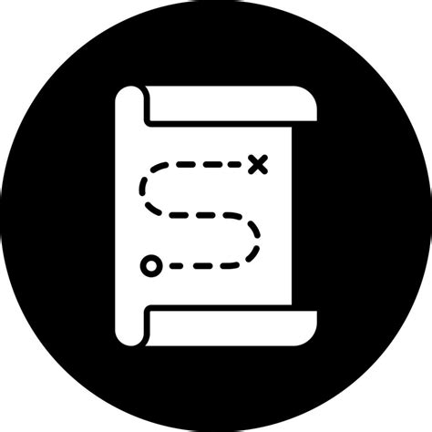 Treasure Map Vector Icon Style Vector Art At Vecteezy