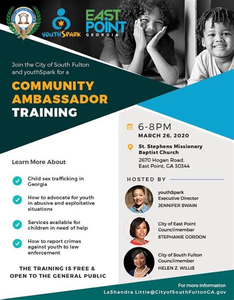 Cosf Sex Trafficking Community Ambassador Training