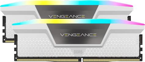 Jp Corsair Ddr5 6000mhz デスクトップpc用メモリ Vengeance Rgb Ddr5シリーズ Intel Xmpメモリキット 64gb ホワイト