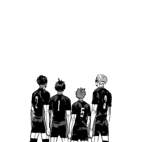 Haikyuu【2022】 白黒の壁紙 ハイキュー 漫画 漫画