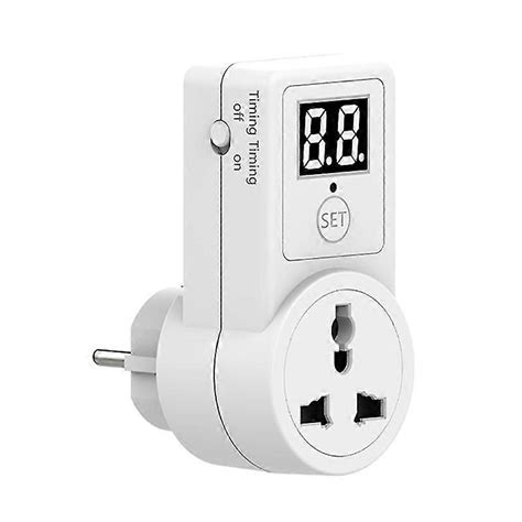 Digital Electric Timer Plug Socket With Countdown Switch Time Control