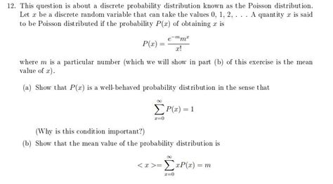 Solved This Question Is About A Discrete Probability Chegg