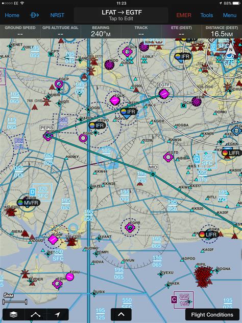 Flying Removing Vor Rose From Garmin Pilot