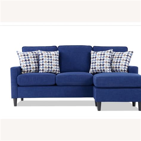 Bobs Discount Furniture Malibu Blue Chofa Sectional Aptdeco