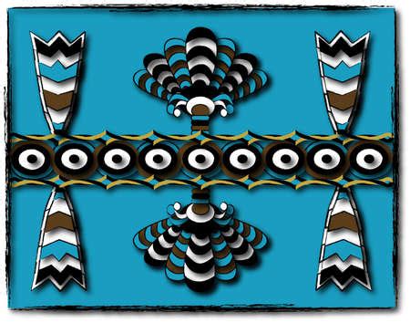 Stock Illustration Abstract Blue Design