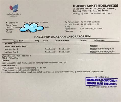 Baca Harga Swab Antigen Lab Parahita Dapatkan Biaya 2021