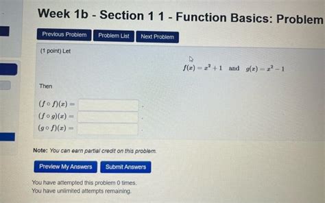 Solved Week 1 B Section 11 Function Basics Problem 1 Chegg Com