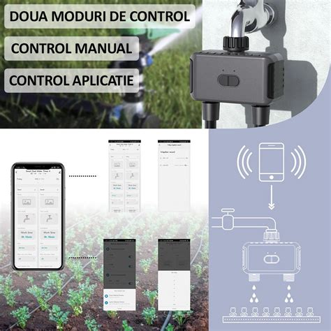 Programator Smart Automat Pentru Irigatii Udare Wifi Nextly Control Prin Aplicatie Automat