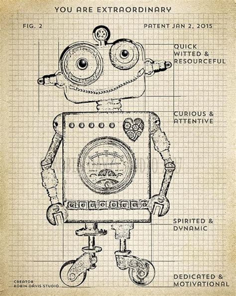 Robot Blueprints Robots Drawing Robby The Robot Space