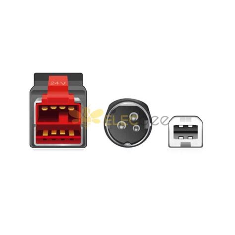 Elecbee Ibm Printer Connection Cable Powered Usb 24v 12v 5v Male To Usb B Male Din 3p Cable