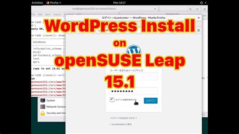 WordPress Install On OpenSUSE Leap YouTube