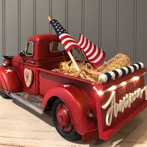 Red Truck Decor Etsy