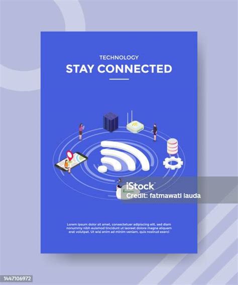 기술 연결 유지 서버 라우터 네트워크 주위에 앉아있는 사람들 템플릿 전단지 및 인쇄 배너 표지 책 책 현대 평면 스타일 전단지에