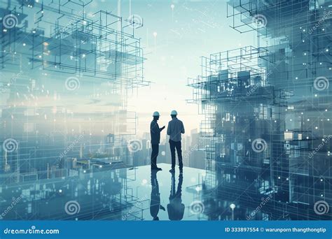 Engineers Creating And Programming Robots Set Scientists Creating Artificial Intelligence