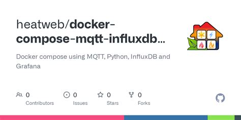Github Heatwebdocker Compose Mqtt Influxdb Grafana Docker Compose Using Mqtt Python