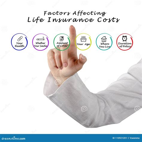 Factors Affecting Life Insurance Costs Stock Image Image Of Female Factors 110921201