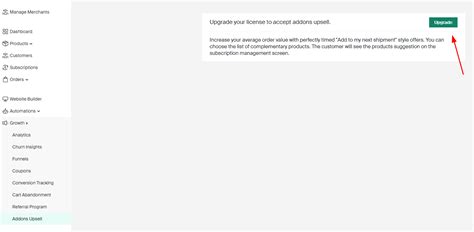 Setting Up Addons Upsell Subbly Help Center