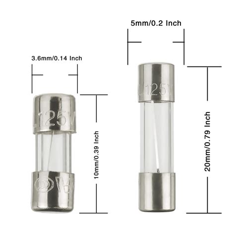 Christmas Light Fuses 5x20mm 125v 3a 5a 7a Fuse Fast