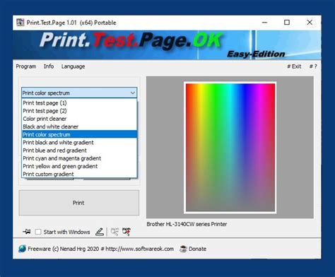 Print Test Page OK Alternative Test Page Printout For Windows OS