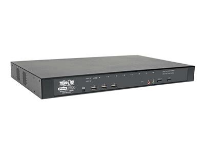 Tripp Lite 8 Port Cat5 KVM Over IP Switch With Virtual Media 1 Local 1 Remote User 1U Rack