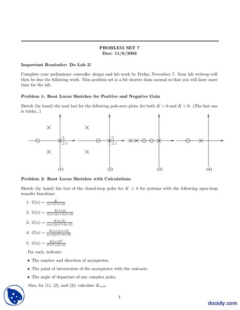 Root Locus Sketches For Positive And Negative Gain Principle Of