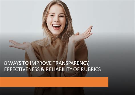 Ways To Improve Transparency Effectiveness And Reliability Of Rubrics Australian Teachers