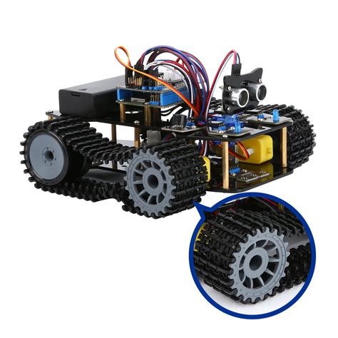 Acebott Qd004 Esp32 Smart Tank Robot Car Kit For Arduino Diy Programma