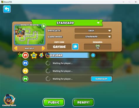 My Code For Co Op Games Wtf R Btd6