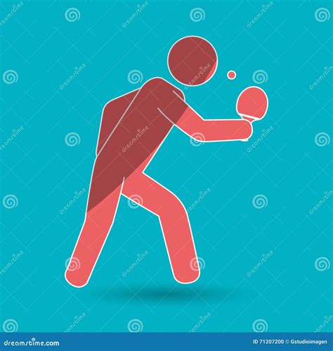 Ping Pong Game Design Stock Illustration Illustration Of Background 71207200