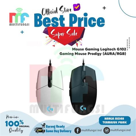 Jual Mouse Gaming Logitech G Gaming Mouse Prodigy Aura Rgb Shopee Indonesia