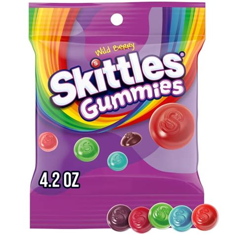 Skittles Gummies Wild Berry Gummy Candy 42 Oz Bag