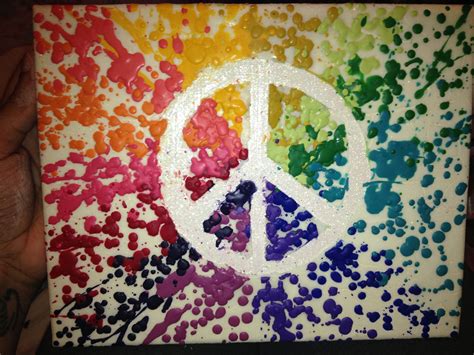 Peace Splattered Art From Late Last Night Splatter Art Art Peace