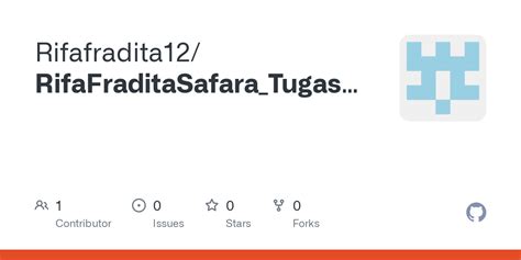 GitHub Rifafradita12 RifaFraditaSafara Tugasweb