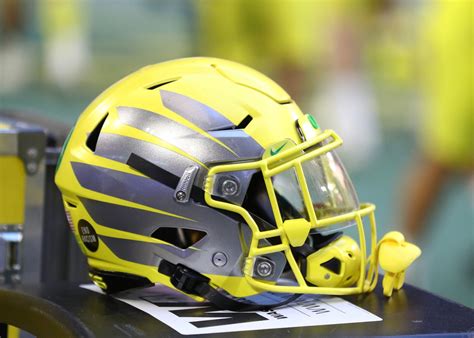 Oregon Ducks Football Helmets Throughout The Years