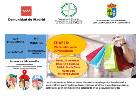Charla Sobre Los Derechos Del Consumidor Este Lunes