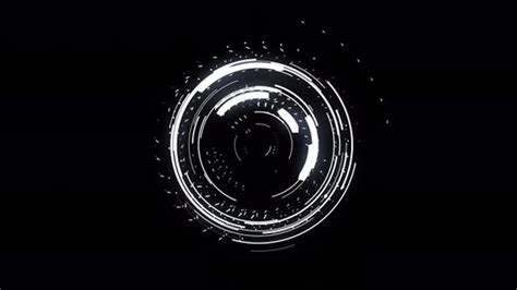 technology hud frame border hud element backgrounds motion graphics ft