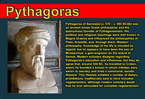 Pythagoras Accomplishments In Math