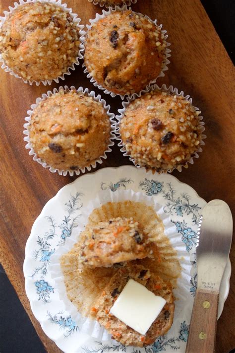 Carrot Raisin Bran Muffins