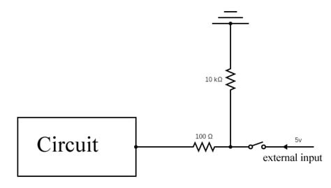 Basic Electronics Pull Up And Pull Down Resistors Programming Digest