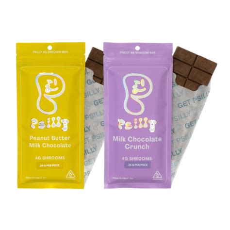 Psilly Chocolate 4g 2 For 75 Mushies On Demand