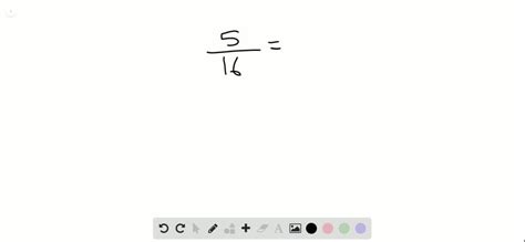 SOLVED Convert The Given Fraction To A Terminating Decimal