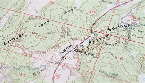 La Sal Junction Utah Original Usgs Topographic Map 1954 Etsy