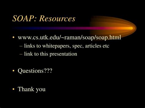 PPT SOAP Simple Object Access Protocol XML RPC PowerPoint Presentation ID 5109375